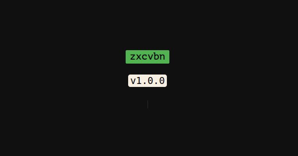 zxcvbn - Library - lines